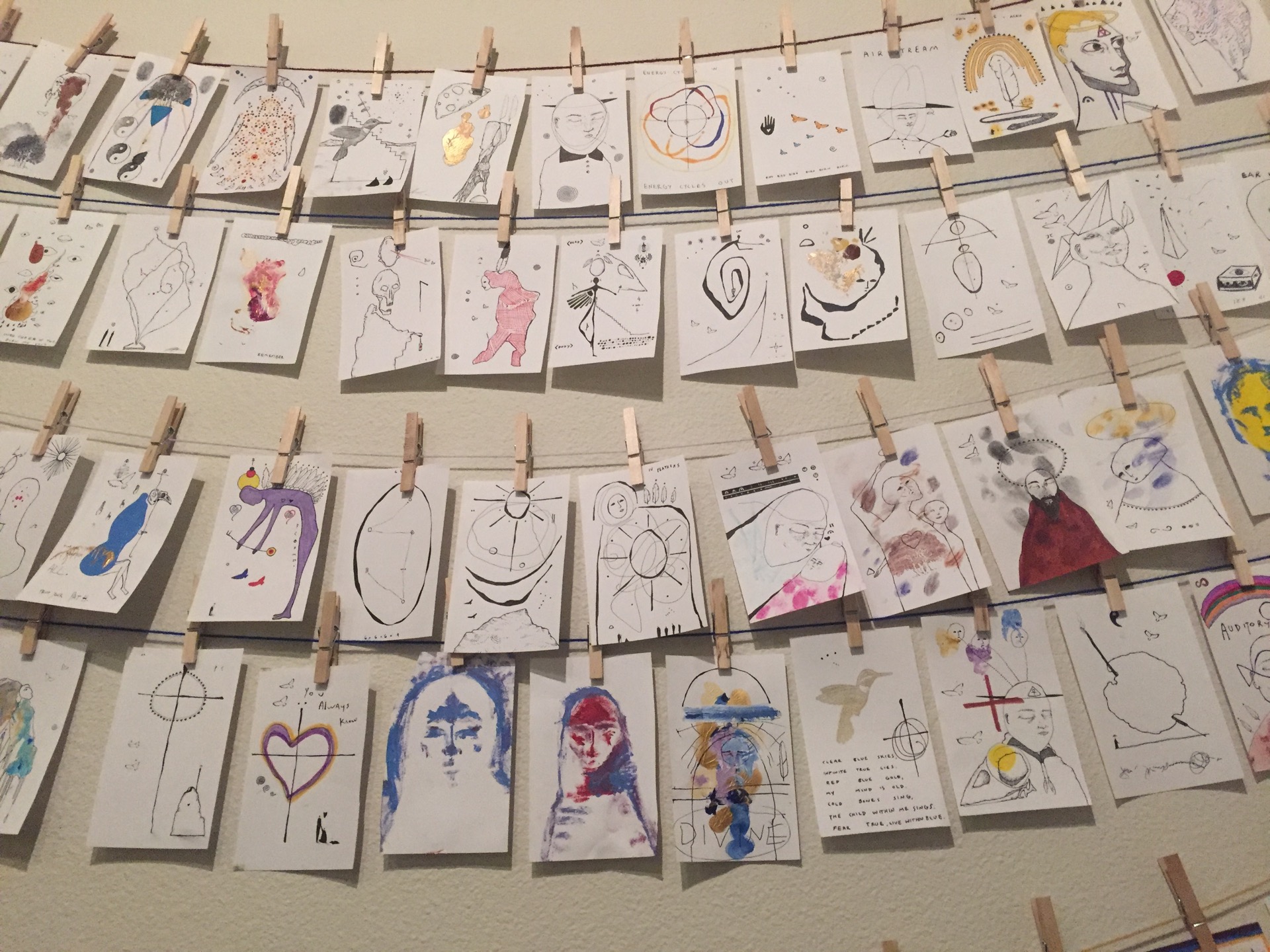 777 Drawings by Keylay Tukor in Photos - THRU Magazine Archive